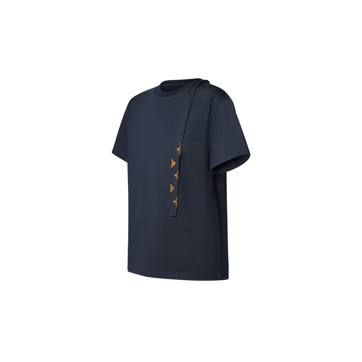 Camiseta Con Chalina Y Detalle Monogram Prêt à Porter Louis Vuitton